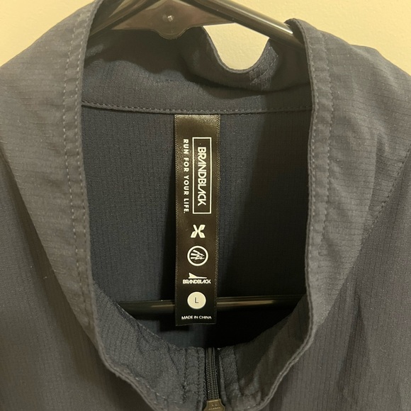 Brandblack | Jackets & Coats | Brandblack Gray Windbreaker Jacket ...